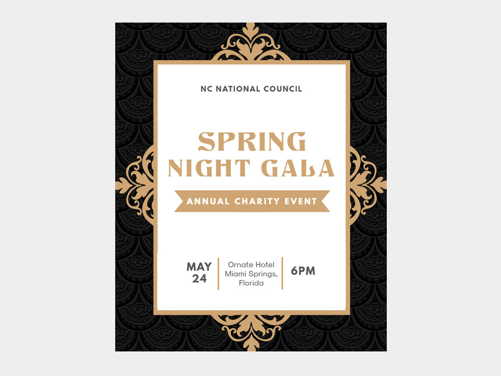 Gala Signs - Charity Golf Tournament Tee Sign